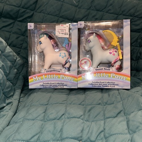 My Little Pony Retro Lot #3 Gingerbread &Sweet Stuff G1 MIB Twinkle ...
