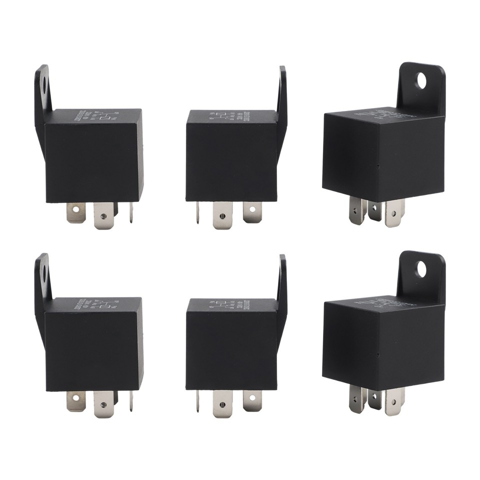 12 Volt 40 Amp 5 Pin Relay Multipurpose for Car and Motorcycle 5pcs ...