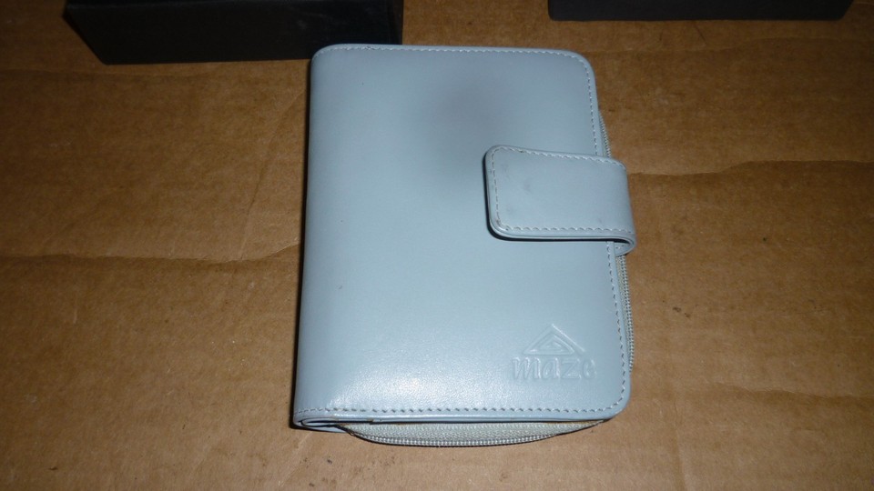 MAZE Light BLUE Leather Wallet Purse with box | eBay UK