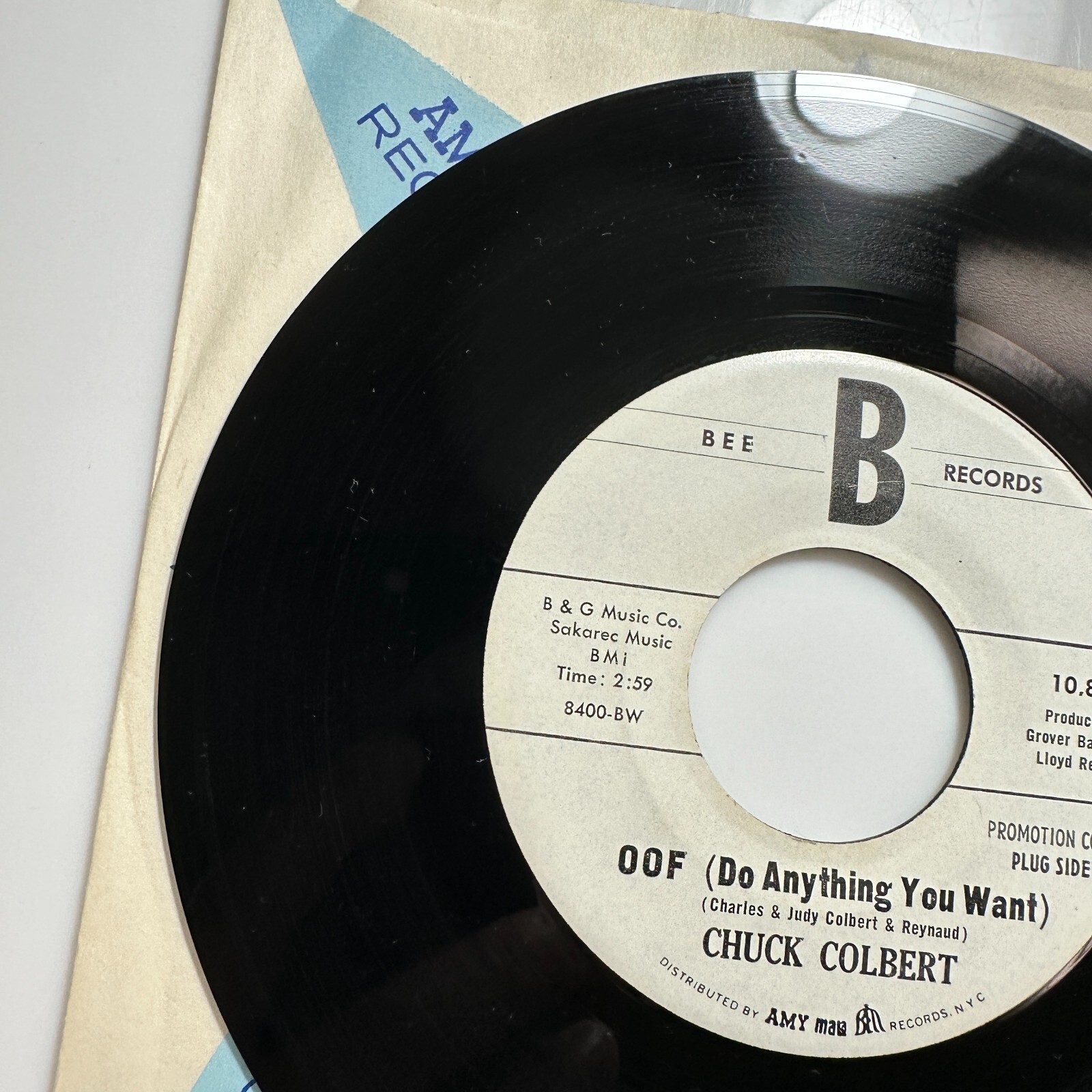 Chuck Colbert 45 Rpm Record OOF Bee Records Northern Soul Funk Promo | eBay