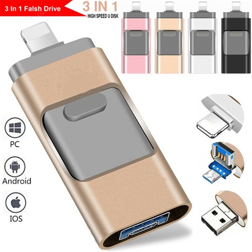 OTG Flash Drive Pen Memory Stick For iPhone 11 12 13 Max External ...