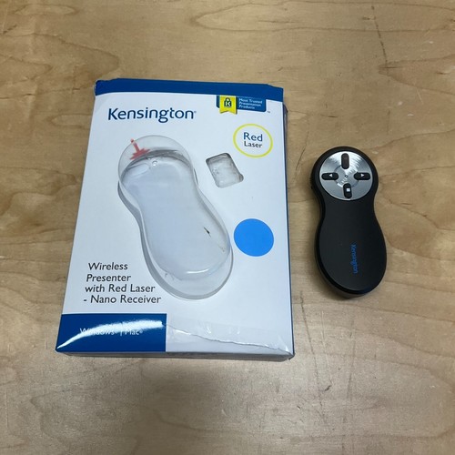 Kensington 4 Button Wireless Presenter With Red Laser Pointer Tested ...