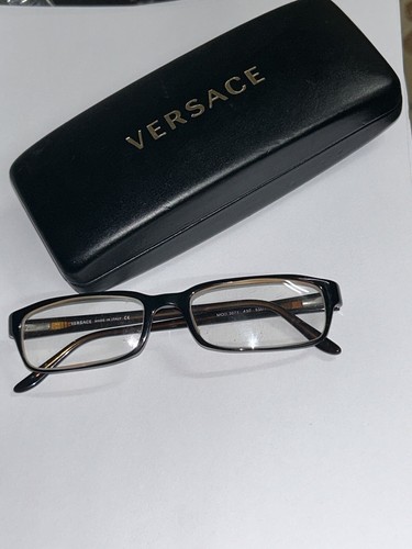 VERSACE Eyeglasses Frame 3071 460 53-17-135 Brown Full Rim CB79 | eBay