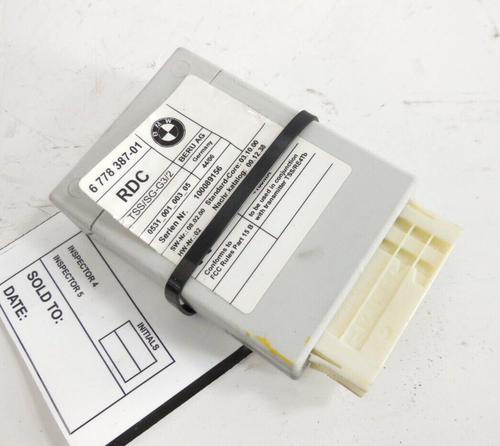 2007-2009 BMW 335i Tire Pressure TPMS Control Module OEM 6 778 387-01 ...