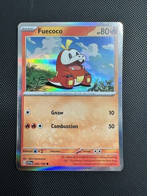 Pokémon TCG Fuecoco Scarlet & Violet - Base Set 036/198 Regular Common ...