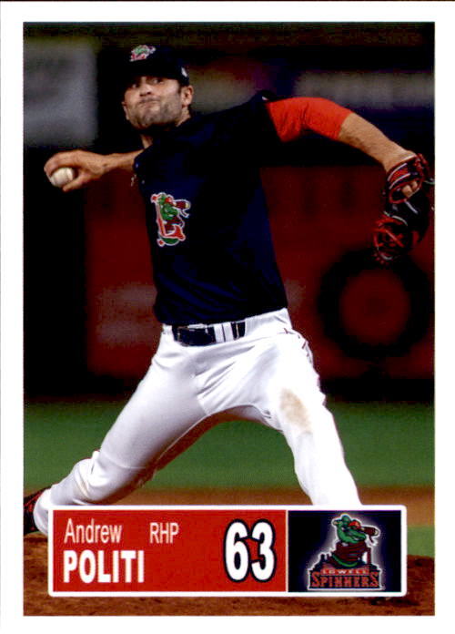 2018 Lowell Spinners Grandstand #33 Andrew Politi Long Valley New ...