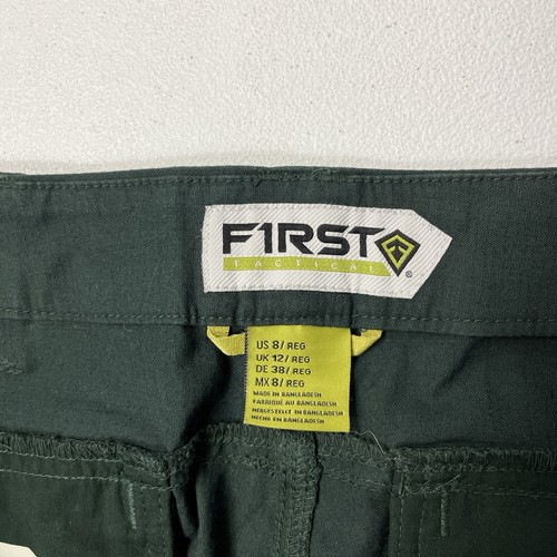First Tactical Cargo Pants Women 8 Green Ripstop Military First ...