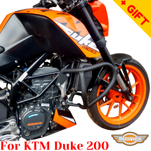 For KTM Duke 200 Engine guard KTM 200 Duke Rear crash bars Kit, Bonus ...