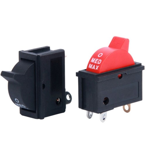 Switches 3 Pin 3 Gears Rocker Switch for Hair Dryers Electric Fans ...