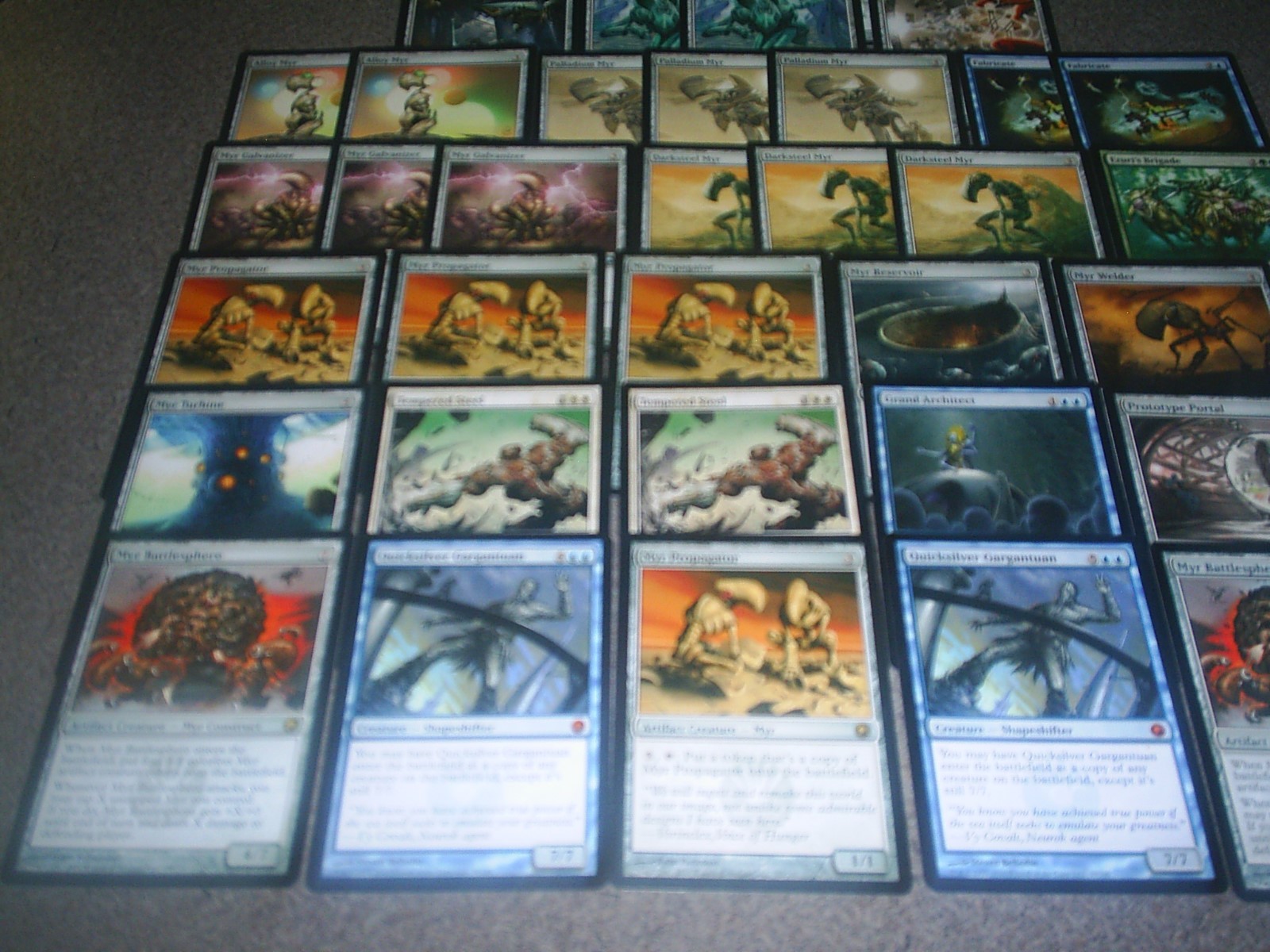 MTG Magic MYR DECK Battlesphere Galvanizer Palladium Darksteel ...
