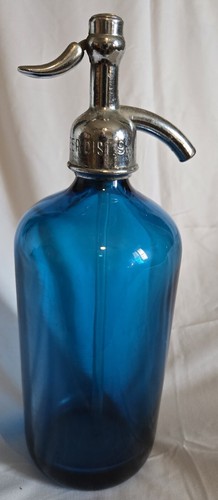 Blue Glass Bottle - Red Circle Beer Dist. 9 (made in Czechoslovakia) | eBay