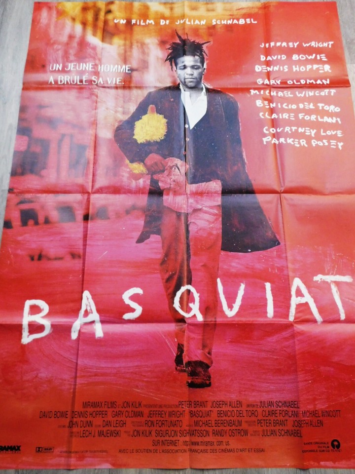 Basquiat French Movie Poster Original 47"63 1996 J Wright Benicio Del ...
