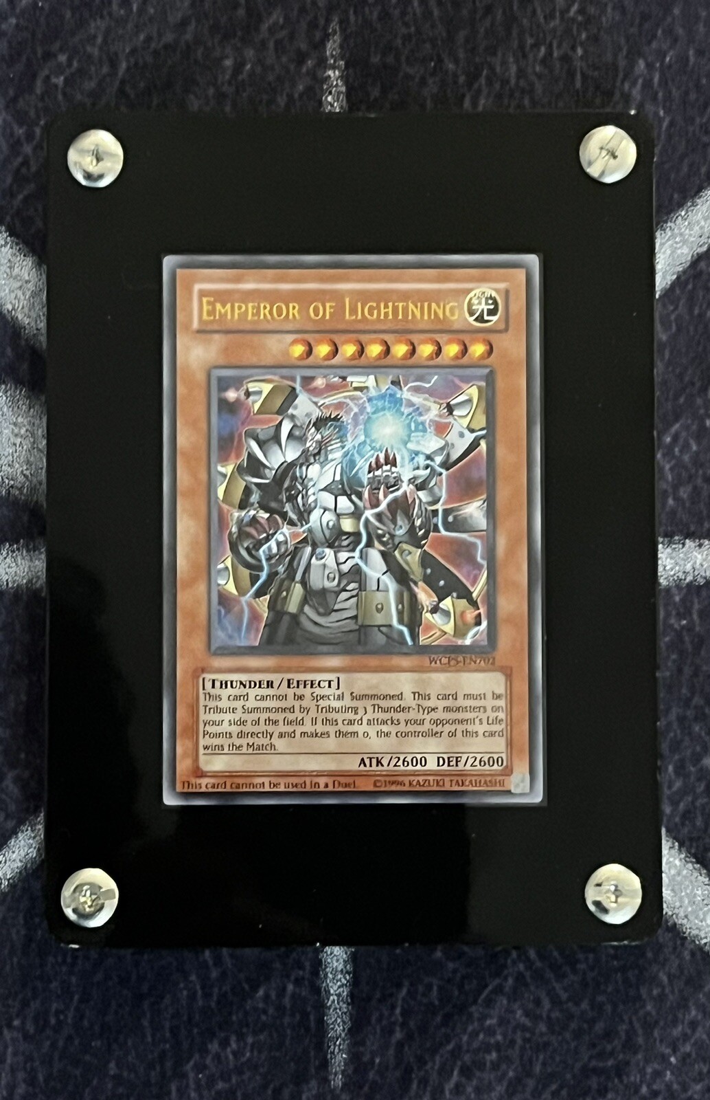 Yu-gi-oh! 2007 World Championship Prize Card Emperor of Lightning WCPS ...