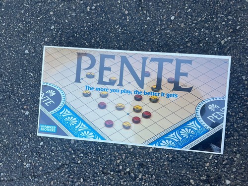 Vintage Pente Parker Brothers 1984 Stones Classic Strategy Game New ...