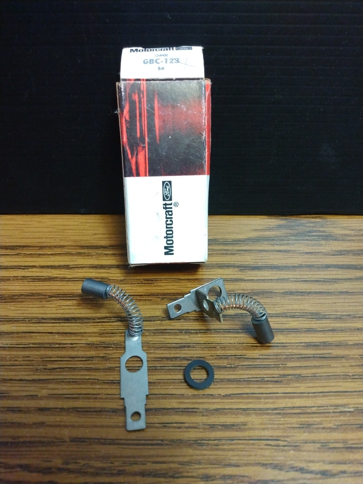 One OEM Ford Motorcraft Alternator Brush Set Kit GBC-123 Vintage Parts ...