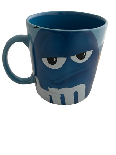 MARS INC COLLECTIBLE JUMBO BLUE M&M COFFEE MUG Sf | eBay