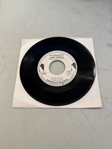 ROBBIN THOMPSON BOY FROM BOSTON 7" SINGLE PROMO 45 RECORD 1976 COUNTRY ...