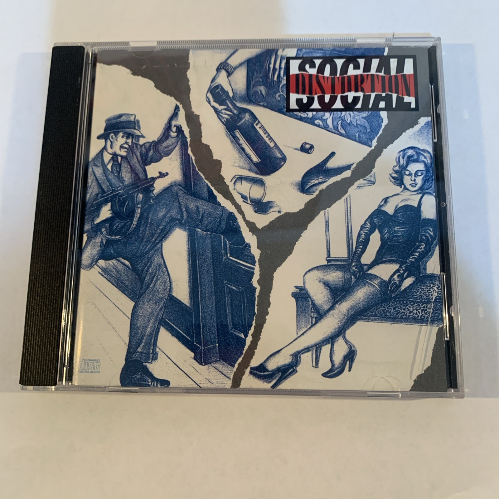 Social Distortion by Social Distortion (CD, 1990) No Back Cover ...