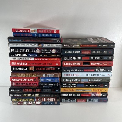 Lot of 27 Bill O'Reilly Books Killing Series Hardcover HC + Extra's | eBay