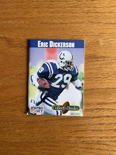 Eric Dickerson 1990 Pro Set Collect A Books | eBay