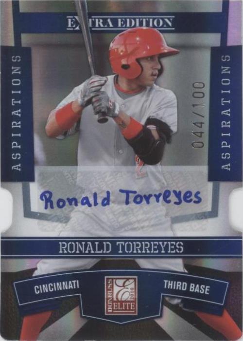 2010 Donruss Elite Extra Edition - Ronald Torreyes #92 Aspirations Die ...