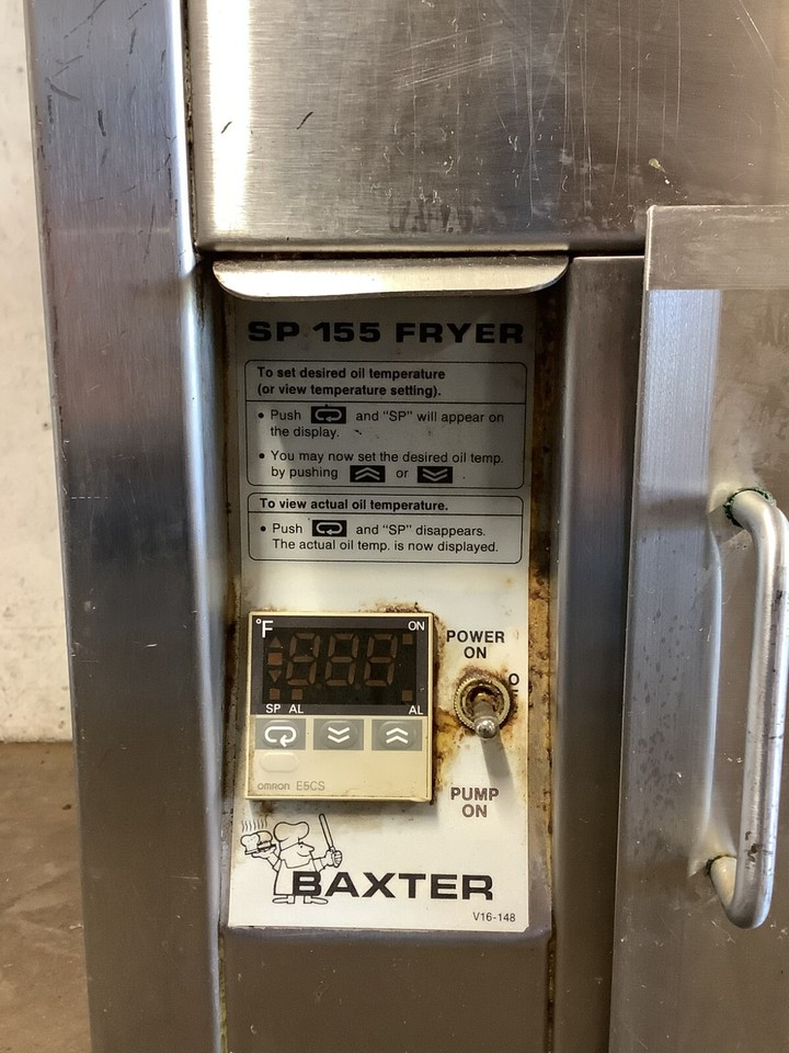 Donut Fryer Baxter SP155G-M1825 Nat. Gas TESTED | eBay