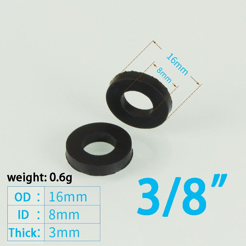 Shower, Hose, Tap, Washing Machine Rubber O Ring Washer 9-57mm O.D (1/8 ...