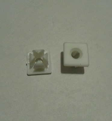 Universal License Plate Tag Mounting Hardware Plastic Insert Nut Clip ...