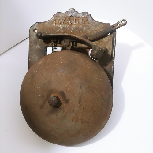 Antique 1800’s Trolley Bell Made By P. Wall Co Boxing Ring Side Great ...