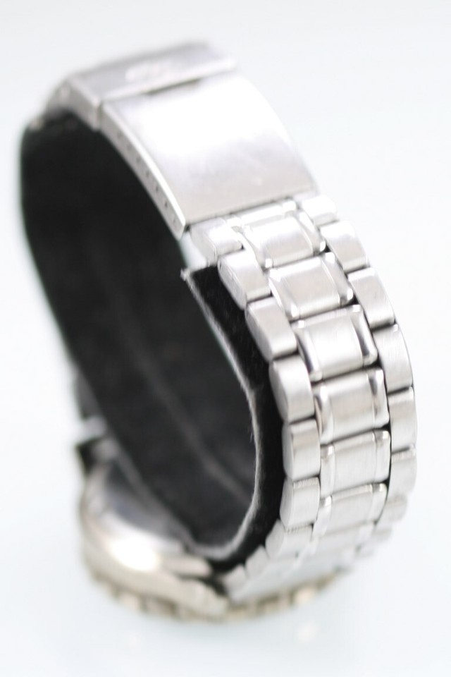 Fossil FSL Men Watch Silver Stainless Steel 100m Day Date Battery Gray ...