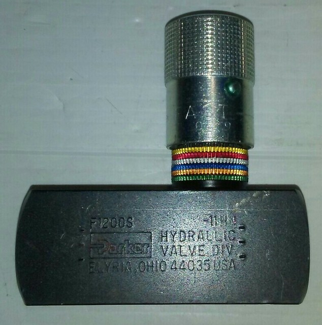 Parker F1200S Flow Control Valve 3000 PSI Max for sale online | eBay