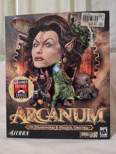 Arcanum computer game. Box. Win95/98/2000/Me. CD. 2001. Sierra. | eBay
