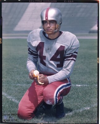 John Derek The Hero 1950 Football Player Original 4x5 Transparency ...