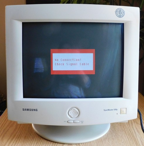 VTG 1997 Samsung 13" Color VGA CRT Monitor SyncMaster 500p, Working ...