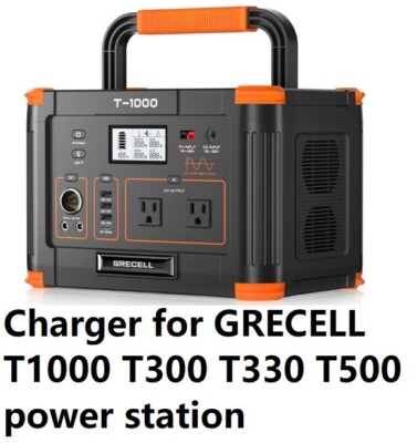 🔥AC Adapter charger For GRECELL T1000 T300 T330 T500 portable power ...