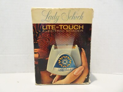 Vintage Lady Schick Lite-Touch Electric Shaver Model 117 W/Original Box ...