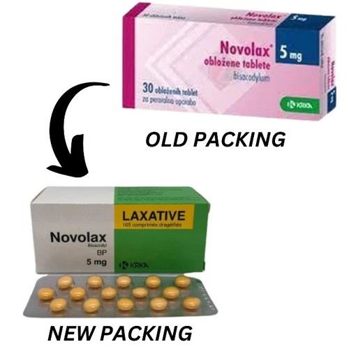 4 X NOVOLAX Bisacody BP Lavative 105 Tablets 5MG For Constipation ...