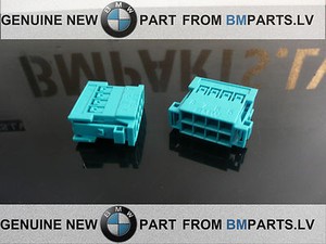 2XNEW GENUINE BMW E60 E61 UNIVERSAL SOCKET HOUSING UNCODED 8 POL ...