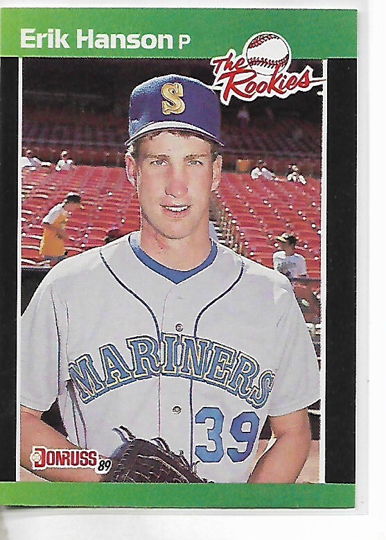 1989 Donruss The Rookies Erik Hanson Card | eBay