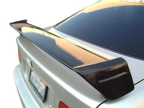 For 96-00 Honda Civic EK3 EK1 2Dr 4Dr Carbon Fiber M Type Wing Trunk ...