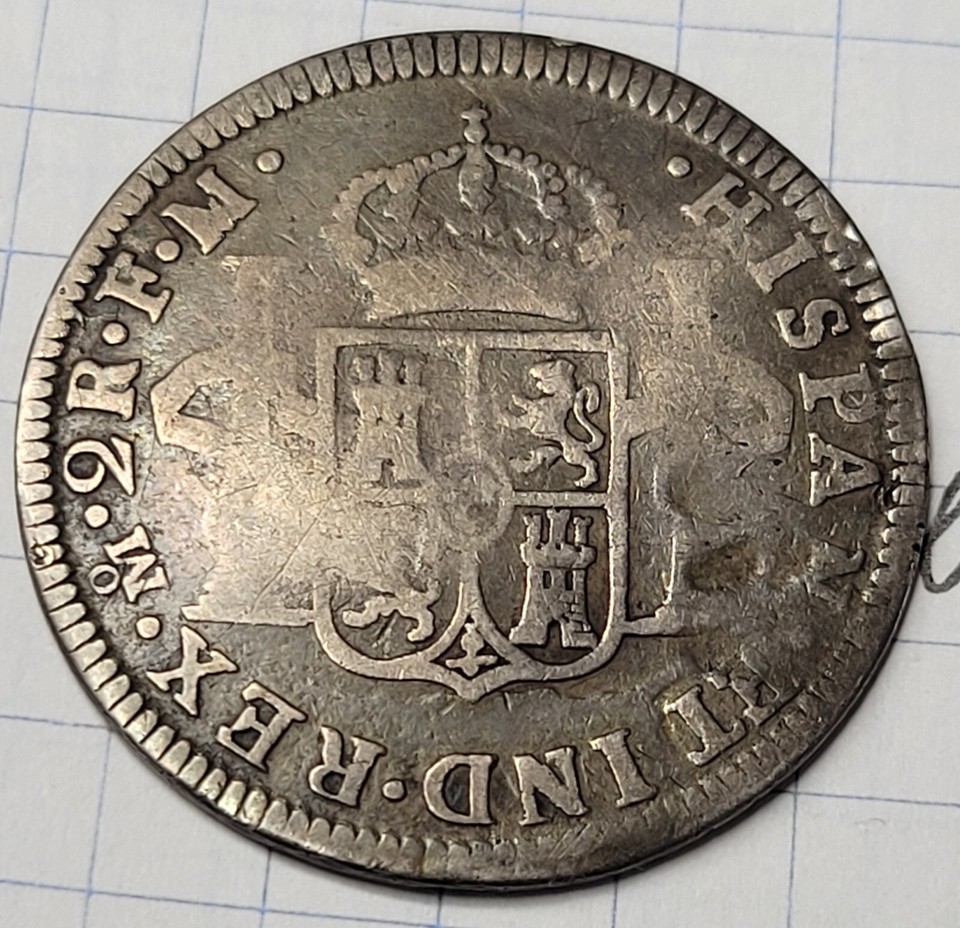 1785 2 Reales Spanish Silver Coin. Carlolus III. o/m. | eBay