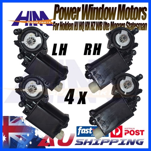 4x Power Window Motors Set For Holden HJ HQ HX HZ WB Ute Monaro ...