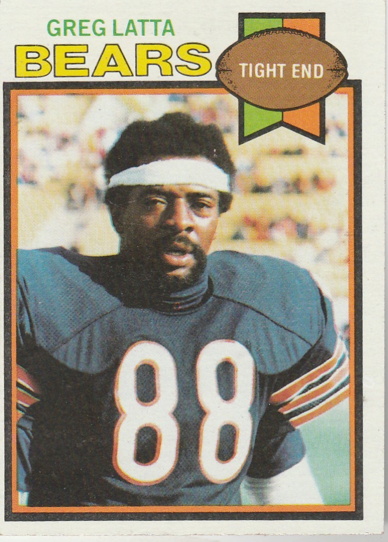 FREE SHIPPING-MINT TO NRMINT-1979 TOPPS GREG LATTA #318 CHICAGO BEARS ...