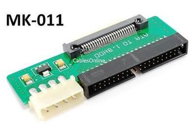 40-Pin Male 3.5" to 50-Pin Male 1.8" IDE Hard Drive Adapter ...