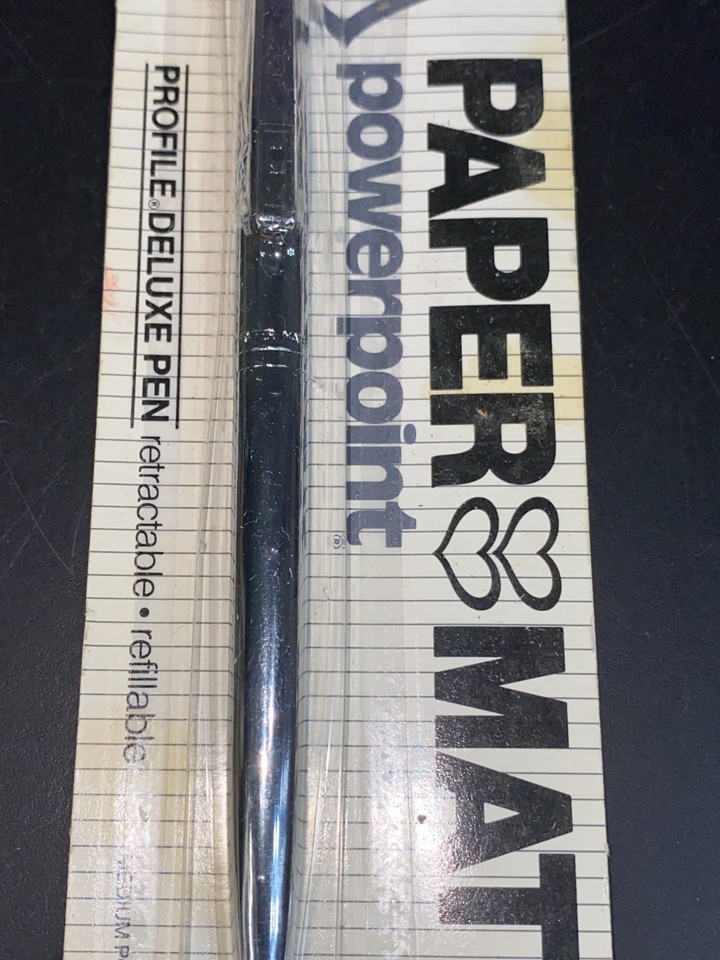 Paper mate Powerpoint Profile Deluxe Pen 1986 New in package Vintage | eBay
