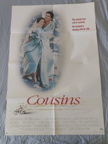 Cousins Original One Sheet 1989 Isabella Rossellini Ted Danson Ebay