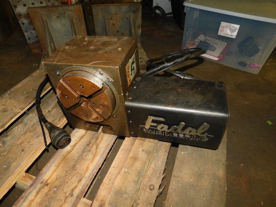 Fadal VN65 4th Axis Rotary Table with Tailstock | eBay