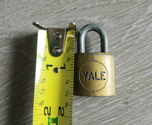 Vintage Mini Yale Gold Lock With No Key 1.5" | eBay