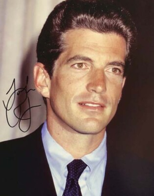 John F Kennedy Jr SIGNED 8x10 Photo John F Kennedy JFK Son Autographed ...