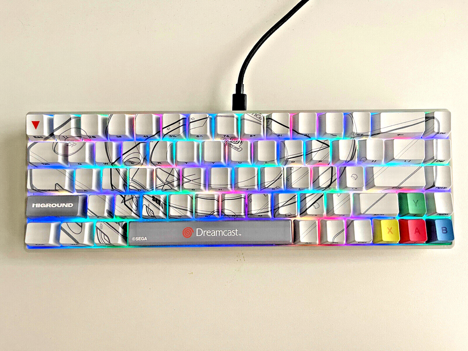Higround x Sonic The Hedgehog x Dreamcast Keyboard | eBay